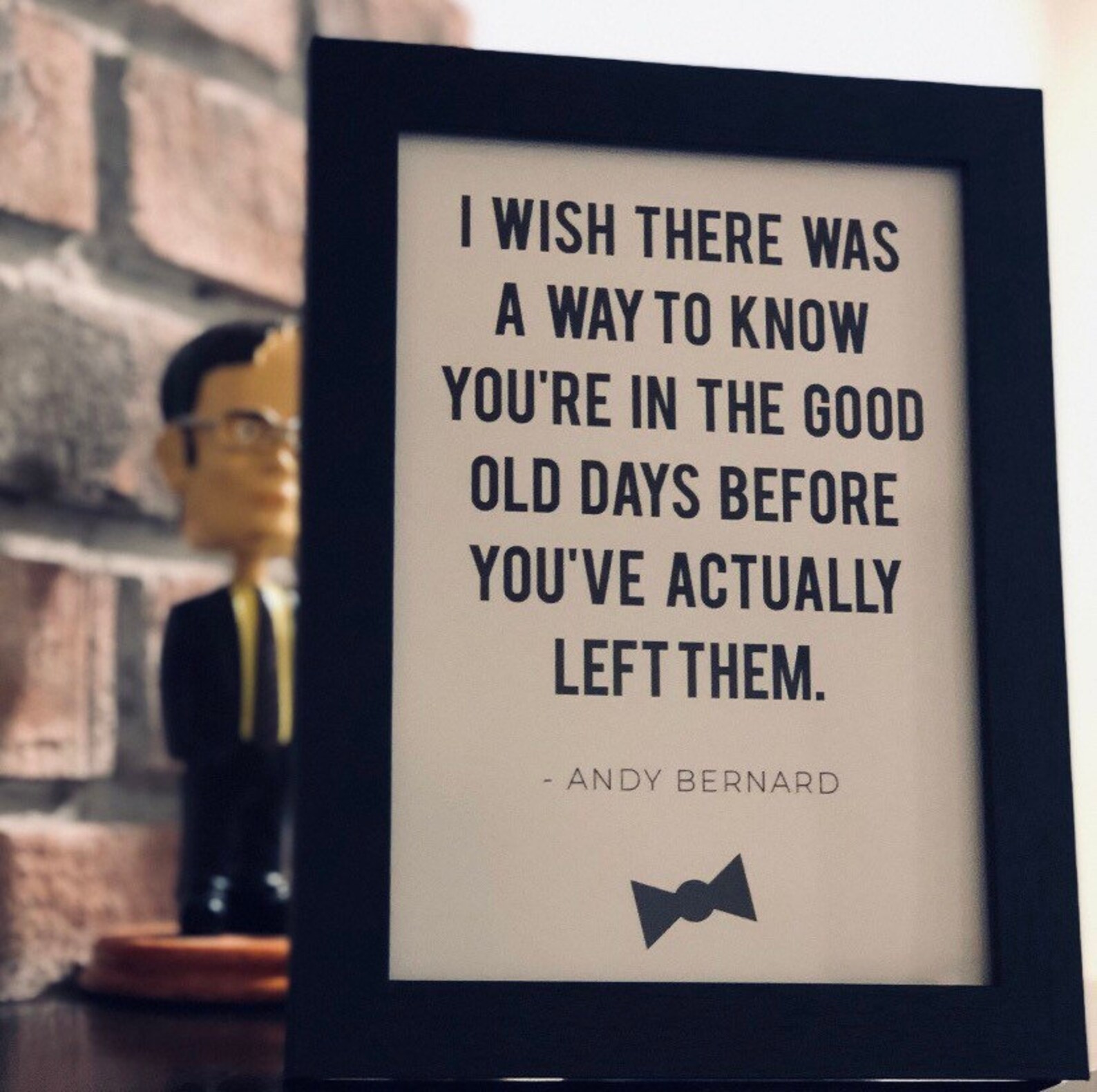 Andy Bernard Quote the Office TV Show Printable Wall Art | Etsy