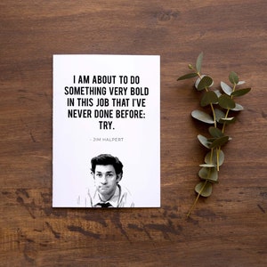 Jim Halpert Quote, the Office TV Show, Printable Wall Art Instant ...