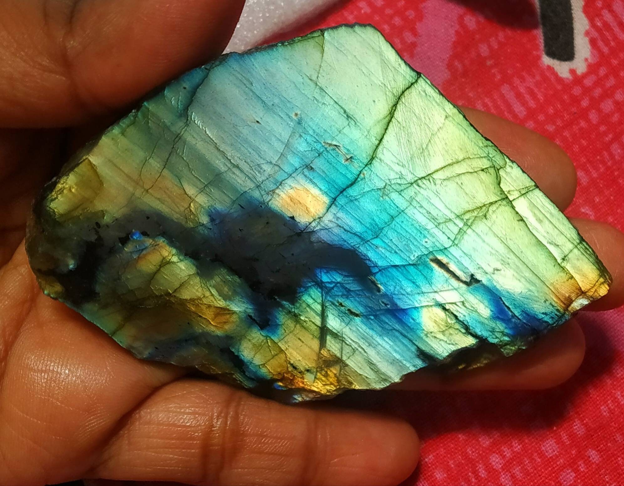 EXCELLENT LABRADORITE ROUGH Slabs genuine unique slab | Etsy