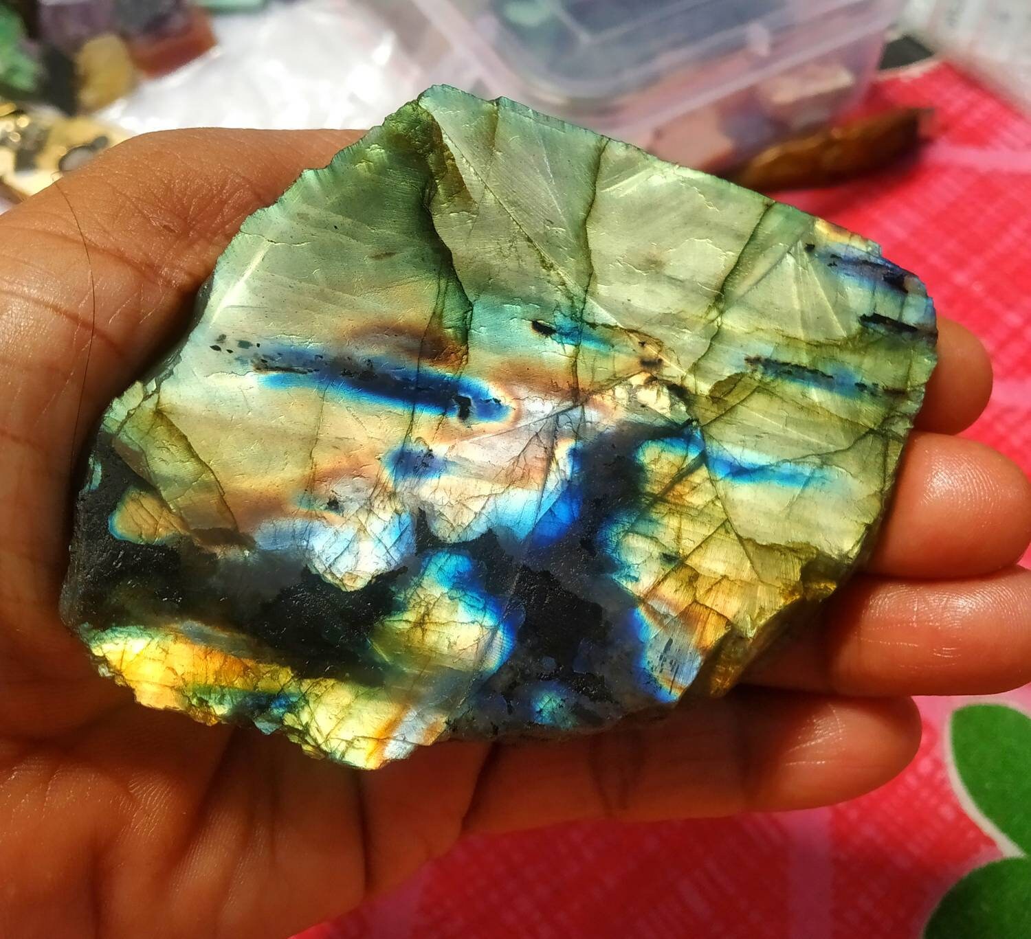 EXCELLENT LABRADORITE ROUGH Slabs genuine unique slab | Etsy