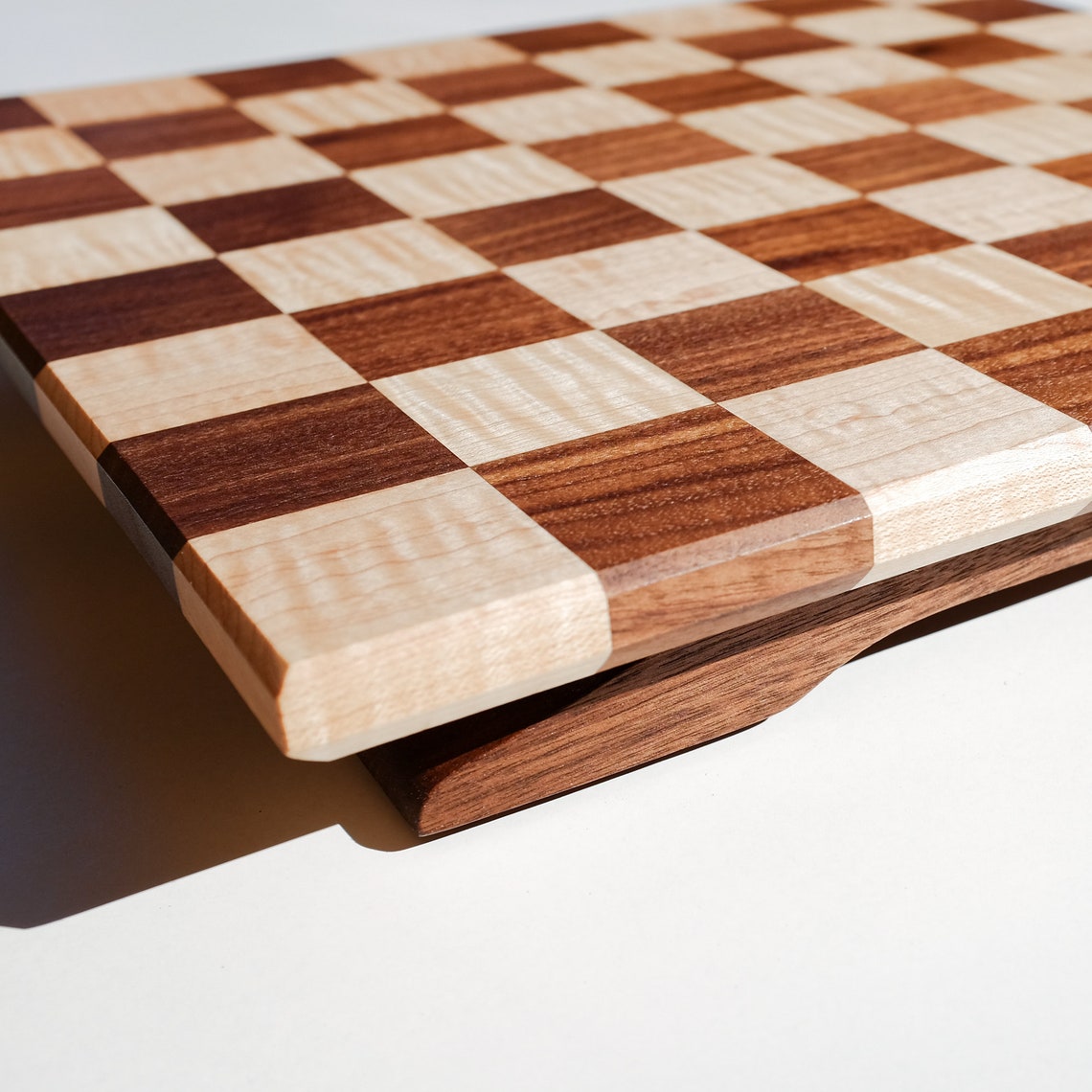 Platform Chess Board solid wood | Etsy