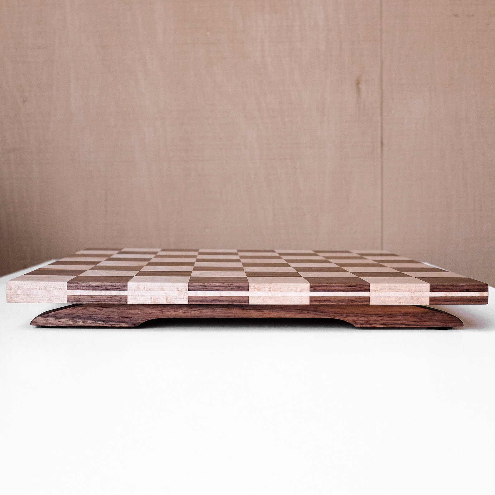 Platform Chess Board, Solid Wood, Tournament Size - Etsy