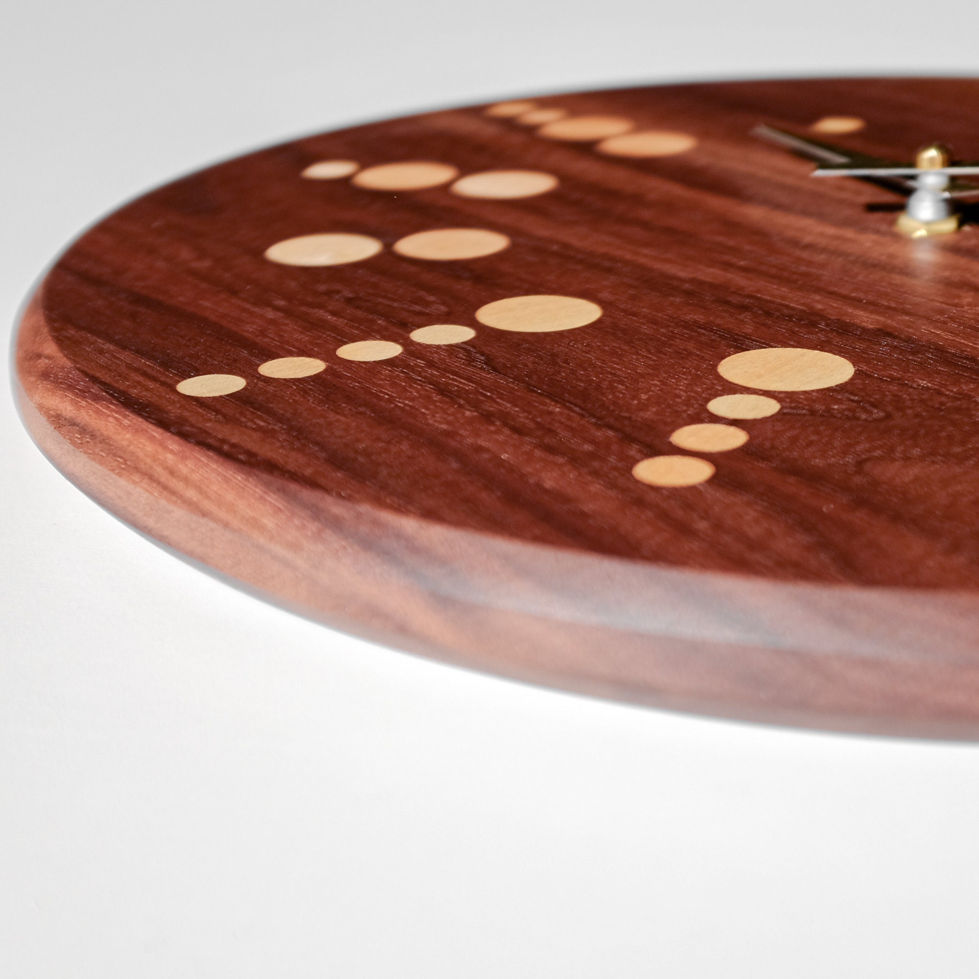 Base 5 Wood Clock Modern Minimalist Design | Etsy