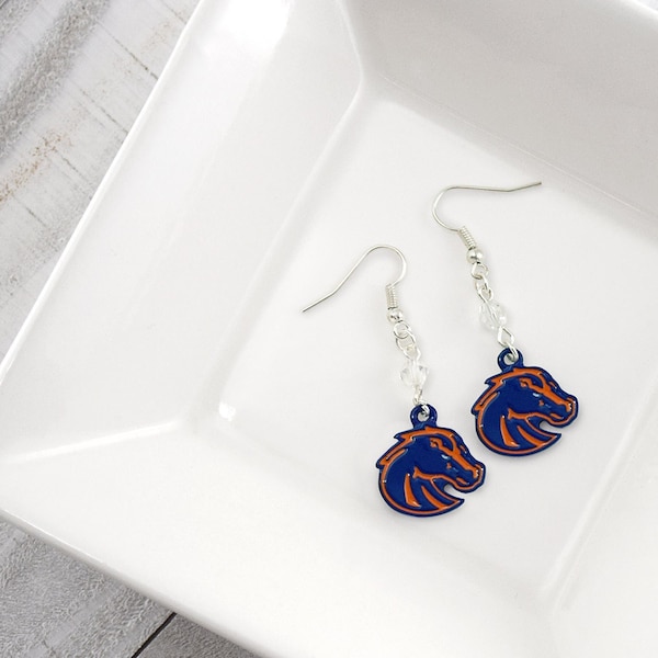 Broncos Earrings - Etsy