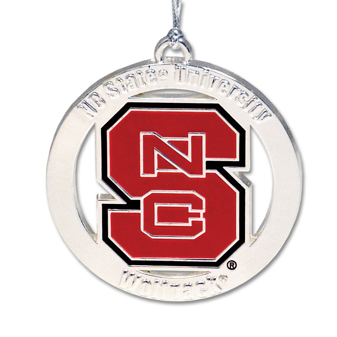 NC State University Wolfpack Christmas Ornament Round Metal - Etsy