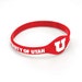 University of Utah U of U Utes Logo Silicone Bracelet Wristband ...