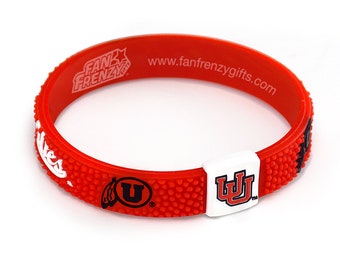 University of Utah U of U Utes Logo Silicone Bracelet | Etsy