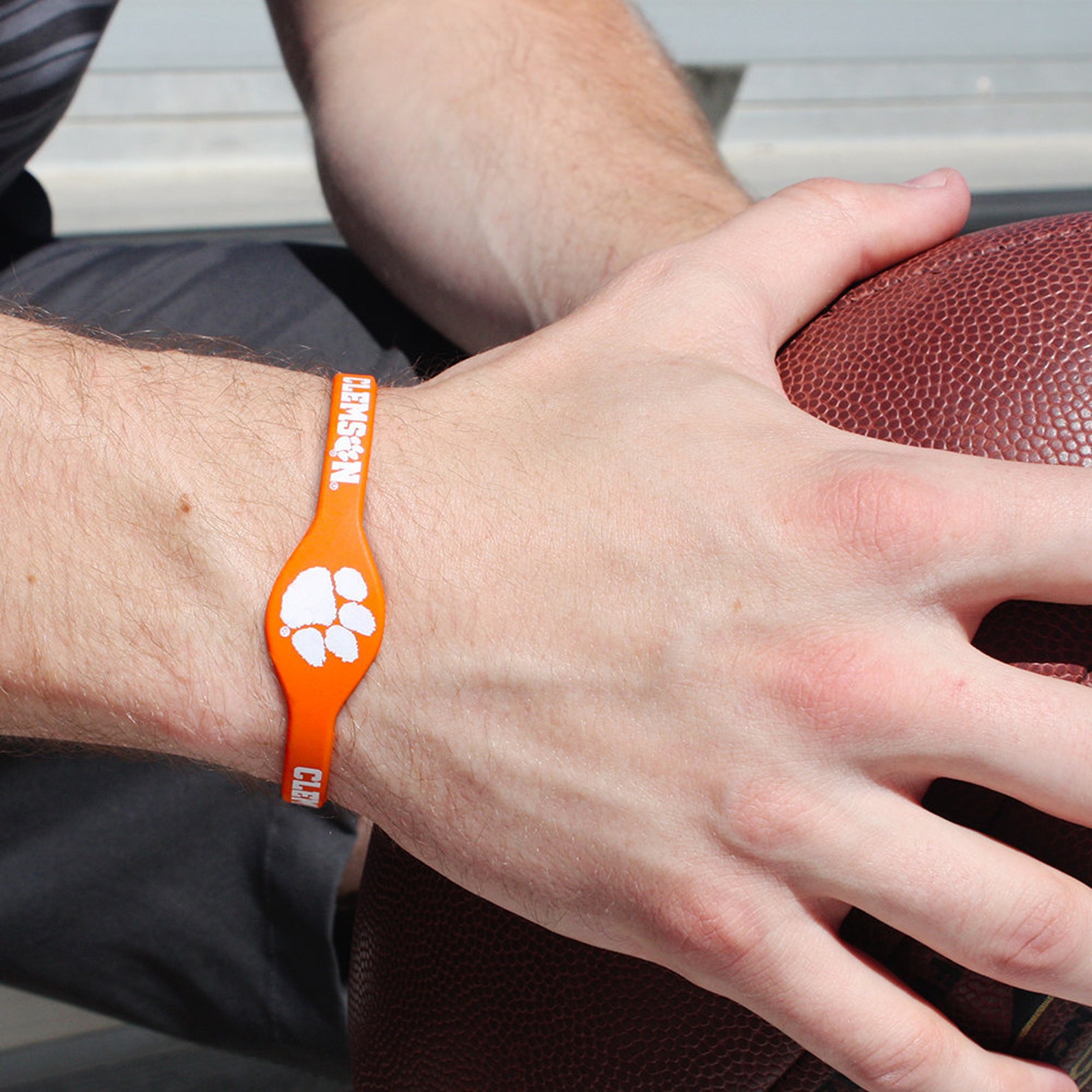 Clemson University Tigers Paw Logo Logo Silicone Bracelet - Etsy