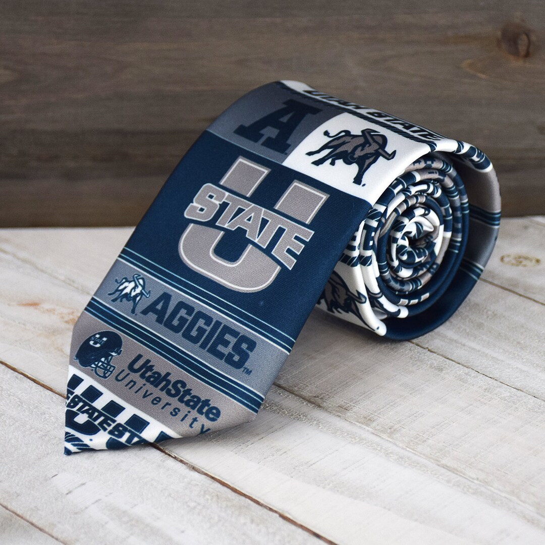 Utah State University Aggies Logos Men's Necktie Officially Licensed ...