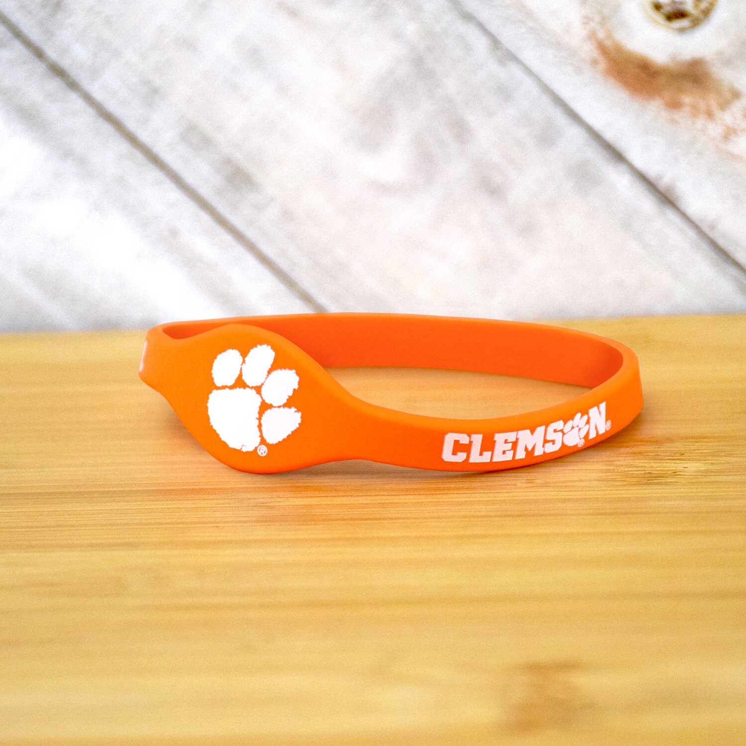 Clemson University Tigers Paw Logo Logo Silicone Bracelet - Etsy