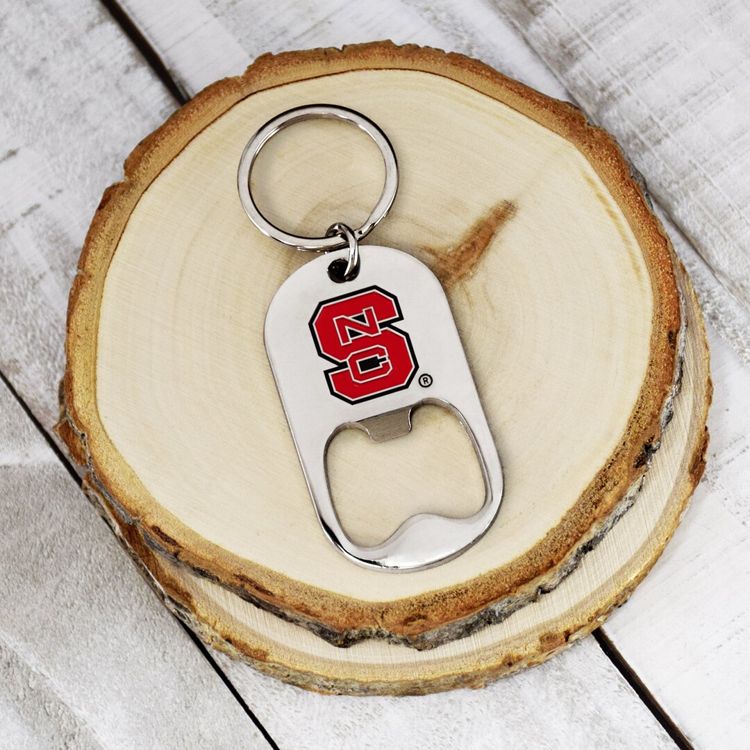 NC State Wolfpack Officially Licensed NCAA Dog Tag Keychain - Etsy
