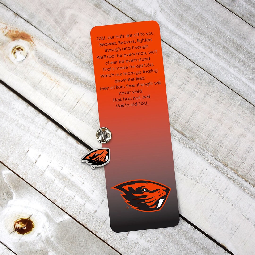 Oregon State University Beavers Bookmark With Fight Song and Includes ...