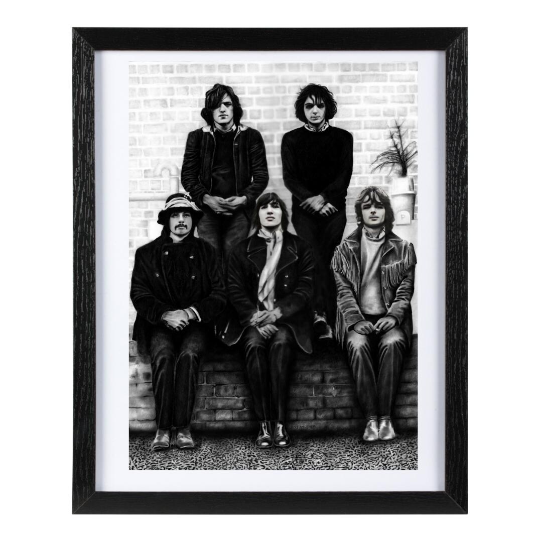 Pink Floyd Full Band - Pencil Art Print! - Etsy