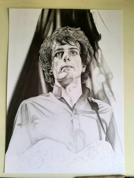 Digital Prints Art & Collectibles Prints Syd Barrett Portrait Print ...
