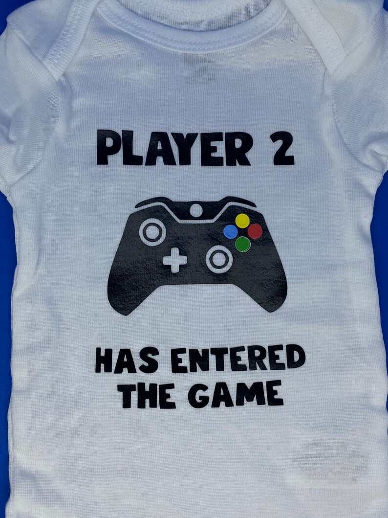 Enter Player 2 Video Game Pregnancy Announcement Onesie | Etsy