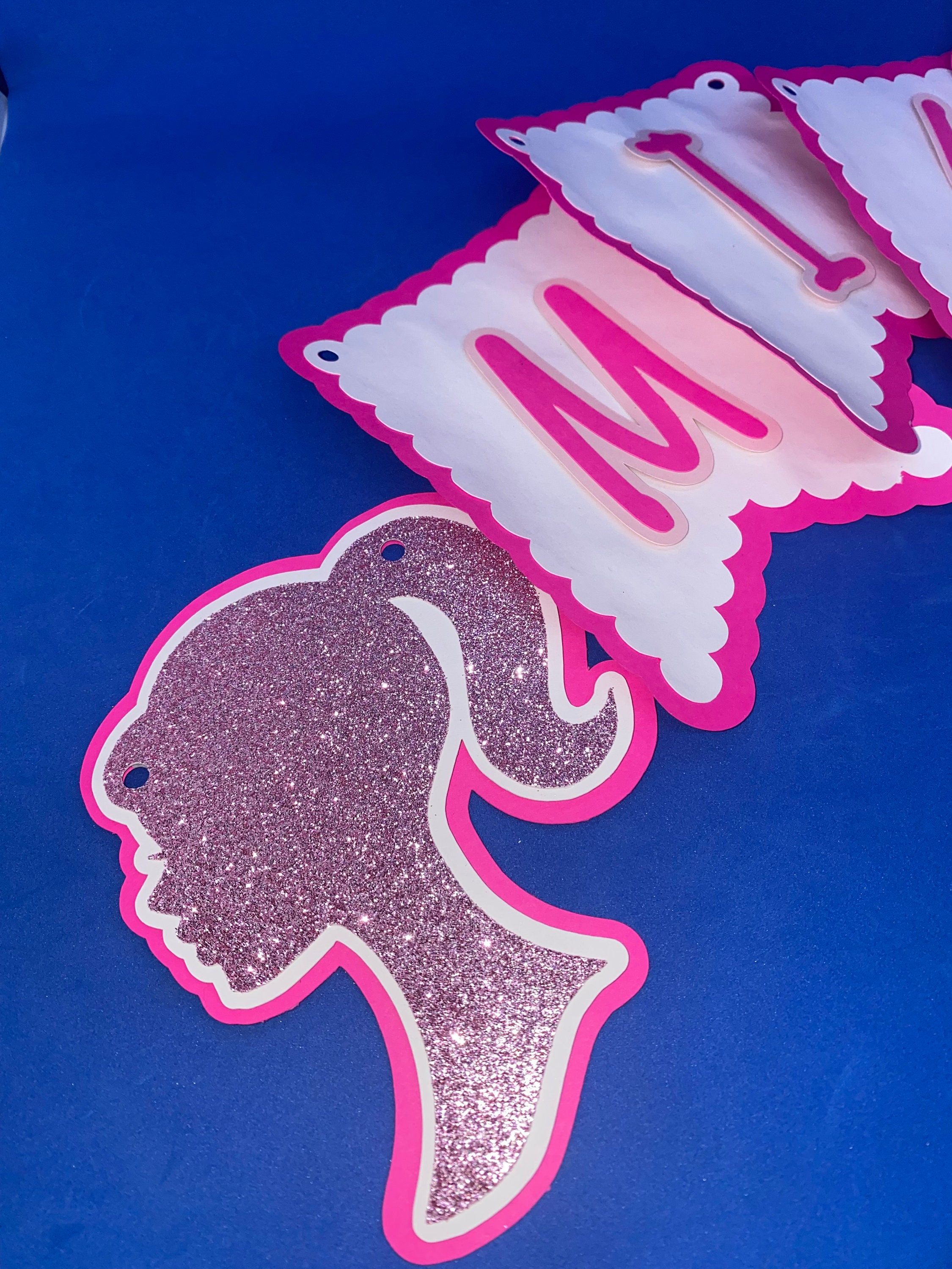 Doll Head Silhouette Themed Name Banner - Personalized Banner - Etsy