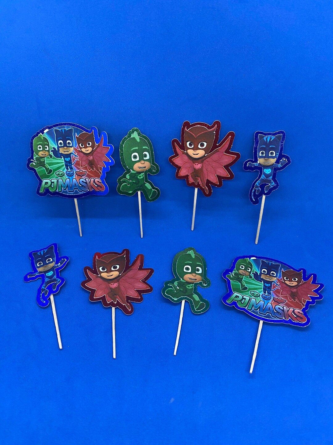 Pj*masks* Themed Cupcake Toppers - Etsy