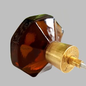 1960s Amber Glass Drawer Knobs Vintage Swedish Cabinet Knobs 15 PIECES AVAILABLE 1960s Nordic ...