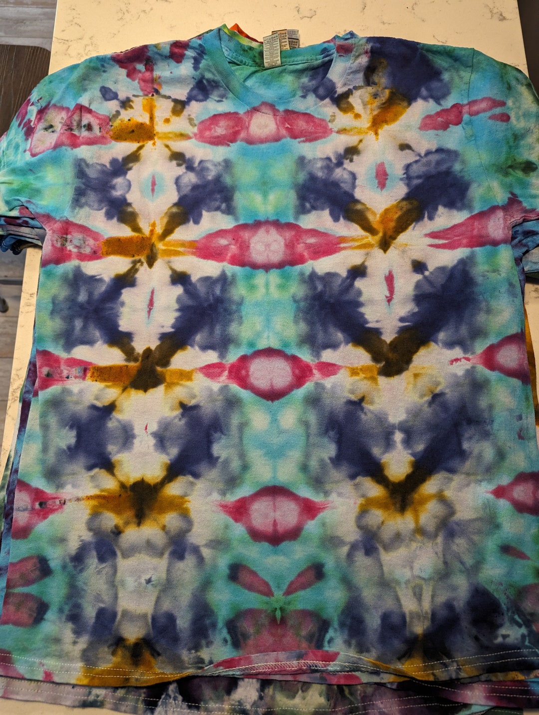 Adult Large Ice Tie-dyed T - Etsy