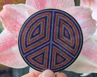 Inverted Peace Sign - Etsy