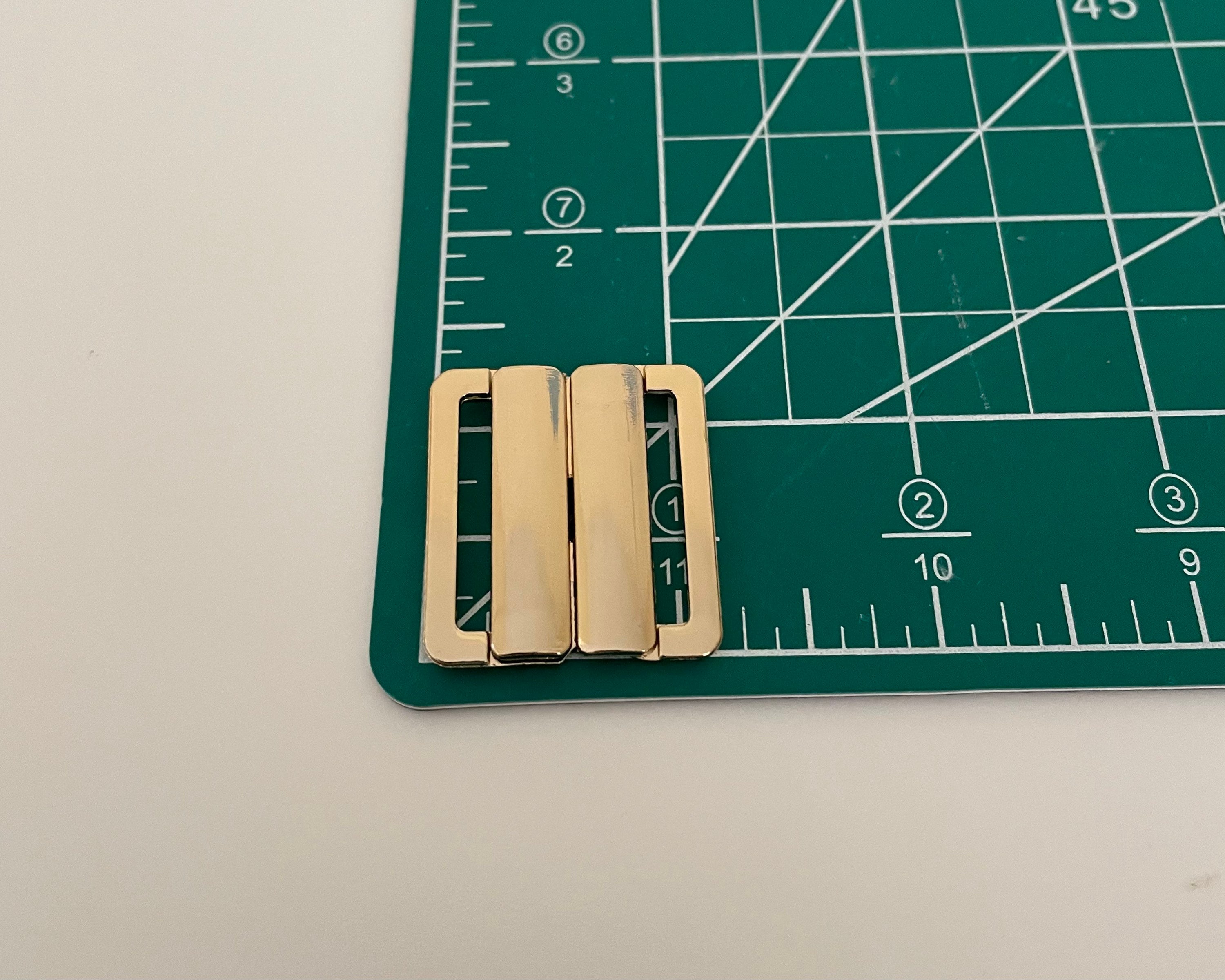 2 Piece Gold Swimwear Clasp | Bikini Buckle | Hook Clasp | Lingerie ...