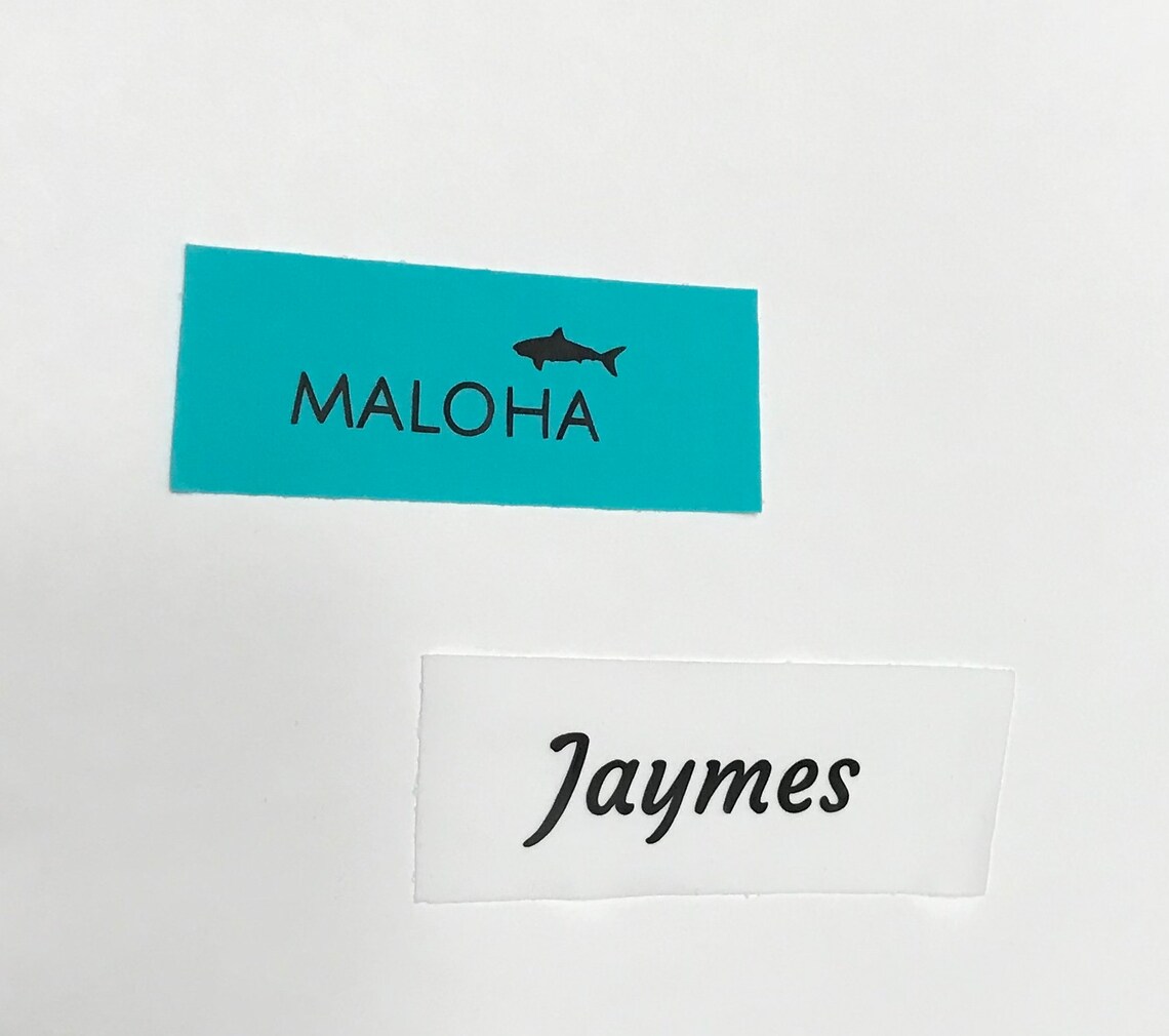 150 Iron-on Swimwear Labels - Etsy