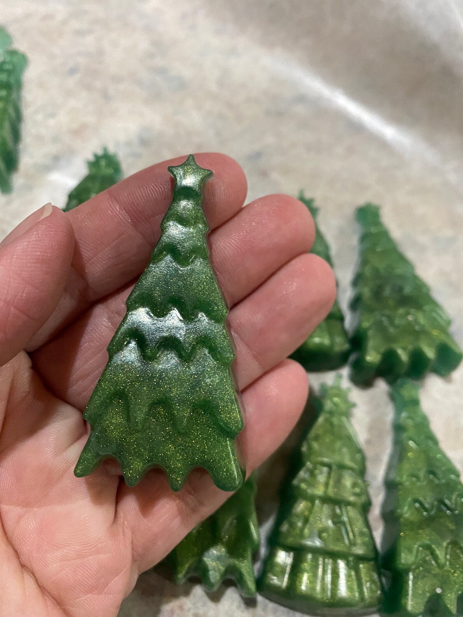 Mini Christmas Tree Soaps. Christmas Tree Soaps. - Etsy