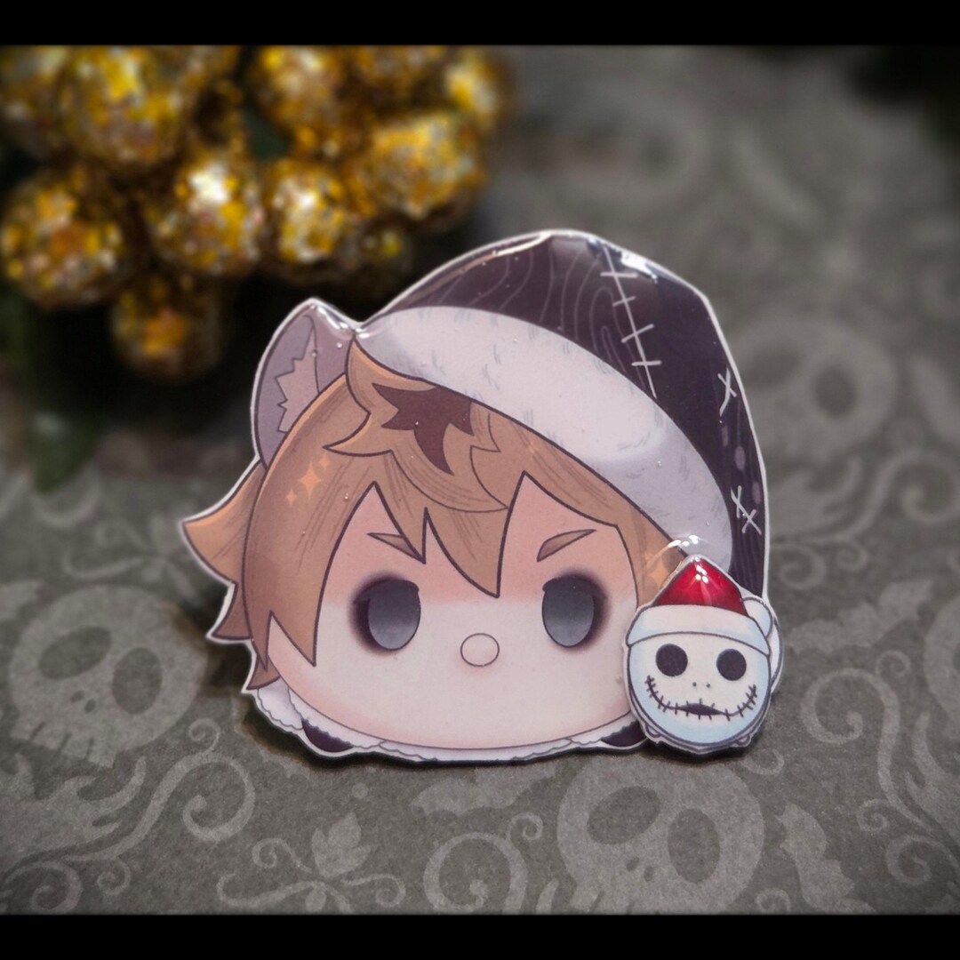 Tsum Tsum Styled Ruggie (christmas Event SSR Version) Acrylic Pin - Etsy