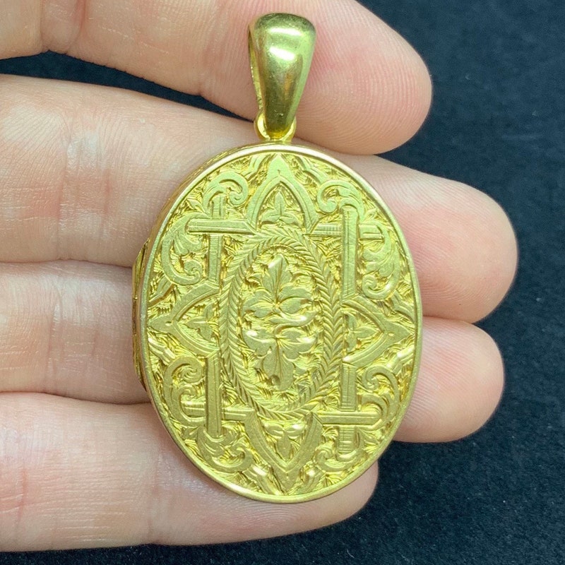Antique Gold Locket - Etsy