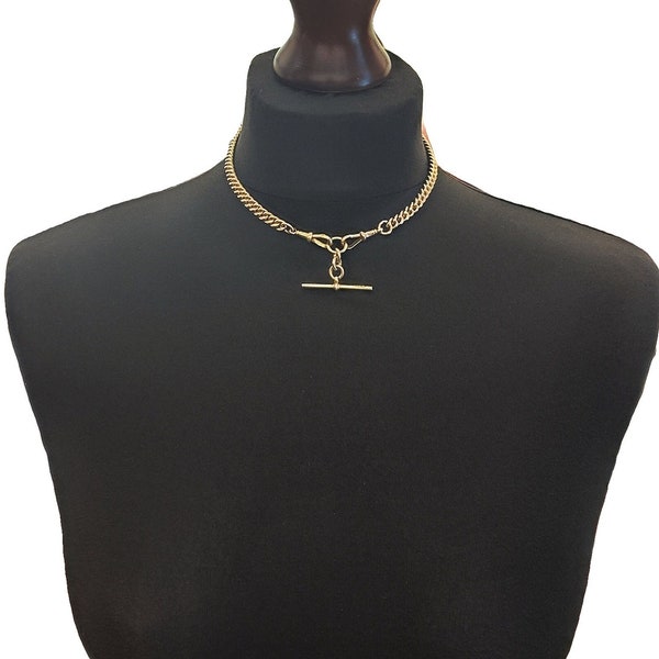Albert Chain Antique Gold - Etsy