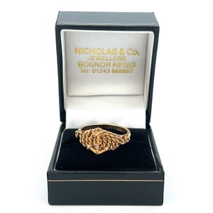 Antique 18ct Gold Anchor and Rope Motif Ring. Victorian Naval Ring ...