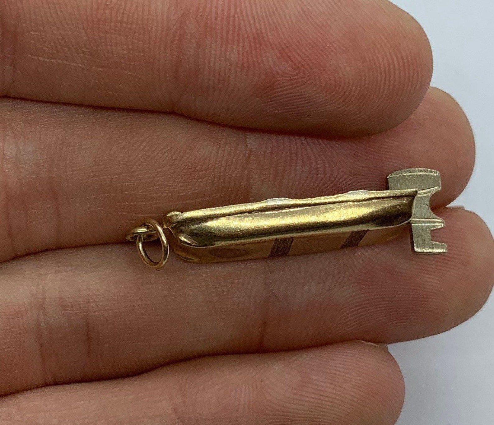 Antique Vintage Dory Boat 9ct Gold Charm or Pendant. Fishing Boat ...