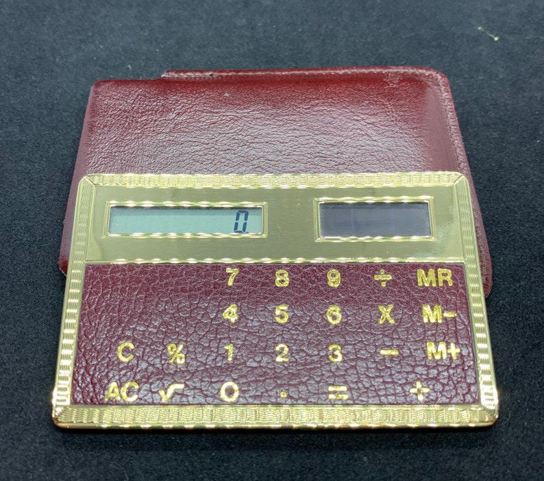 Vintage Hallmarked 9ct Gold Calculator. | Etsy