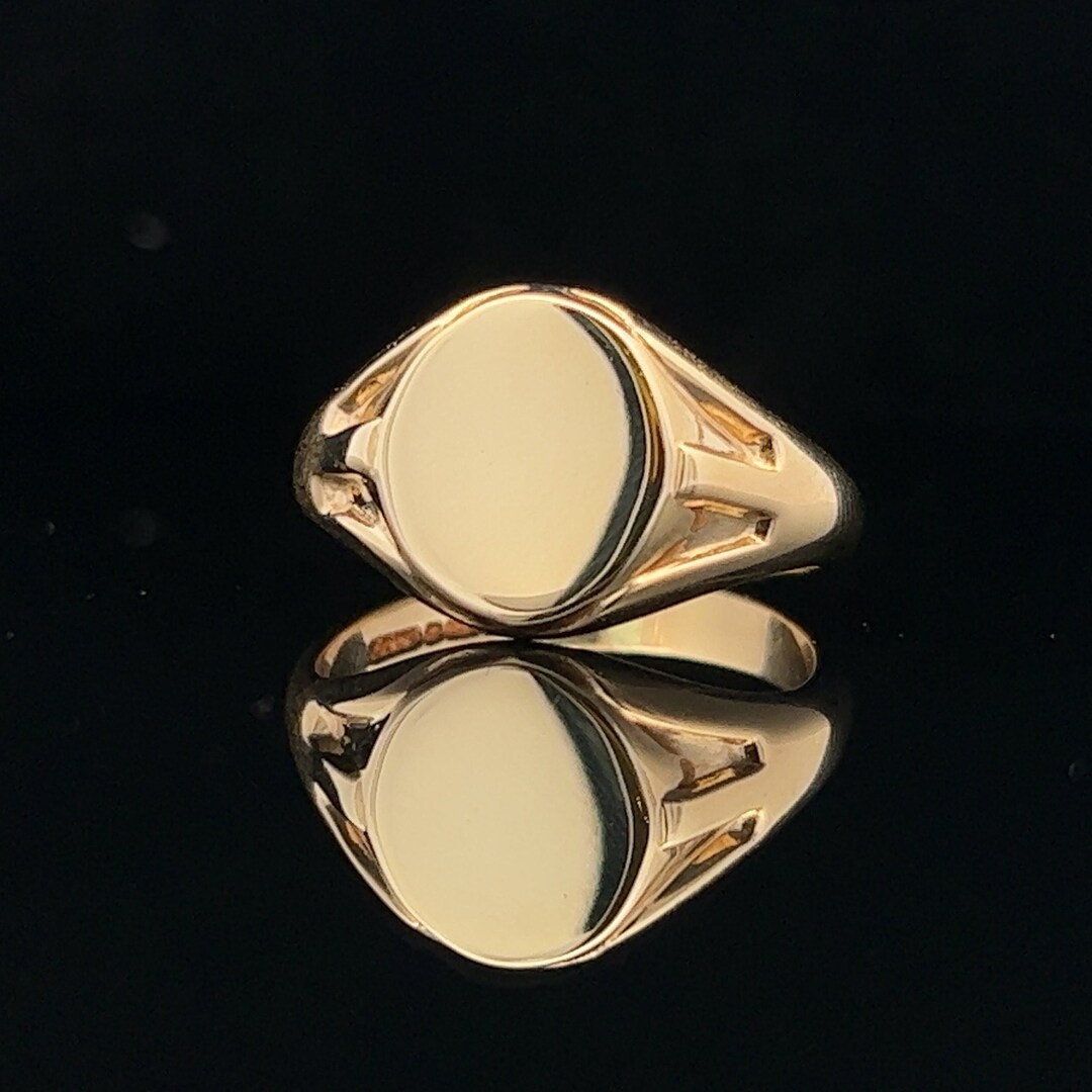 Vintage 9ct Gold Quality Signet Ring. Charles Green and Sons ...