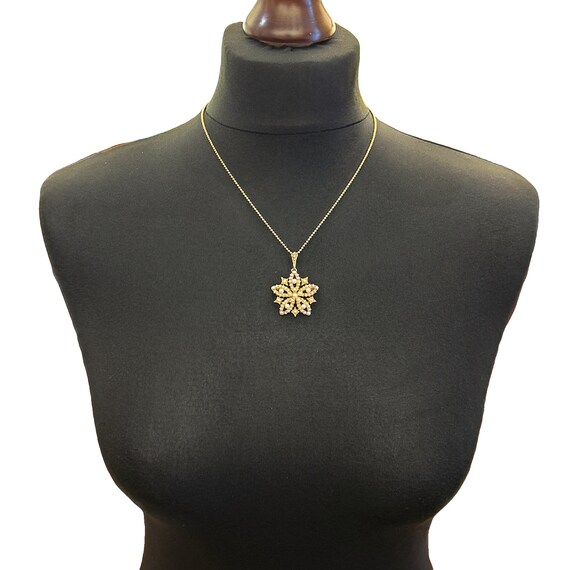 Antique Natural Split Pearl 15ct Gold Star Pendant / … - Gem