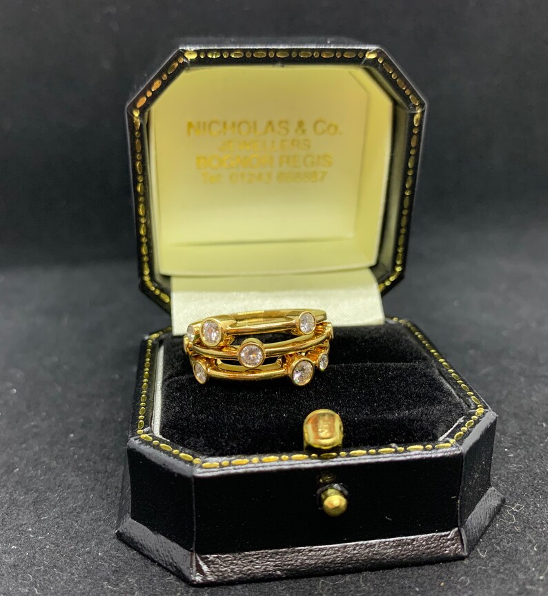 Diamond Scatter Ring. 18ct Yellow Gold. Superbly Made Quality - Etsy