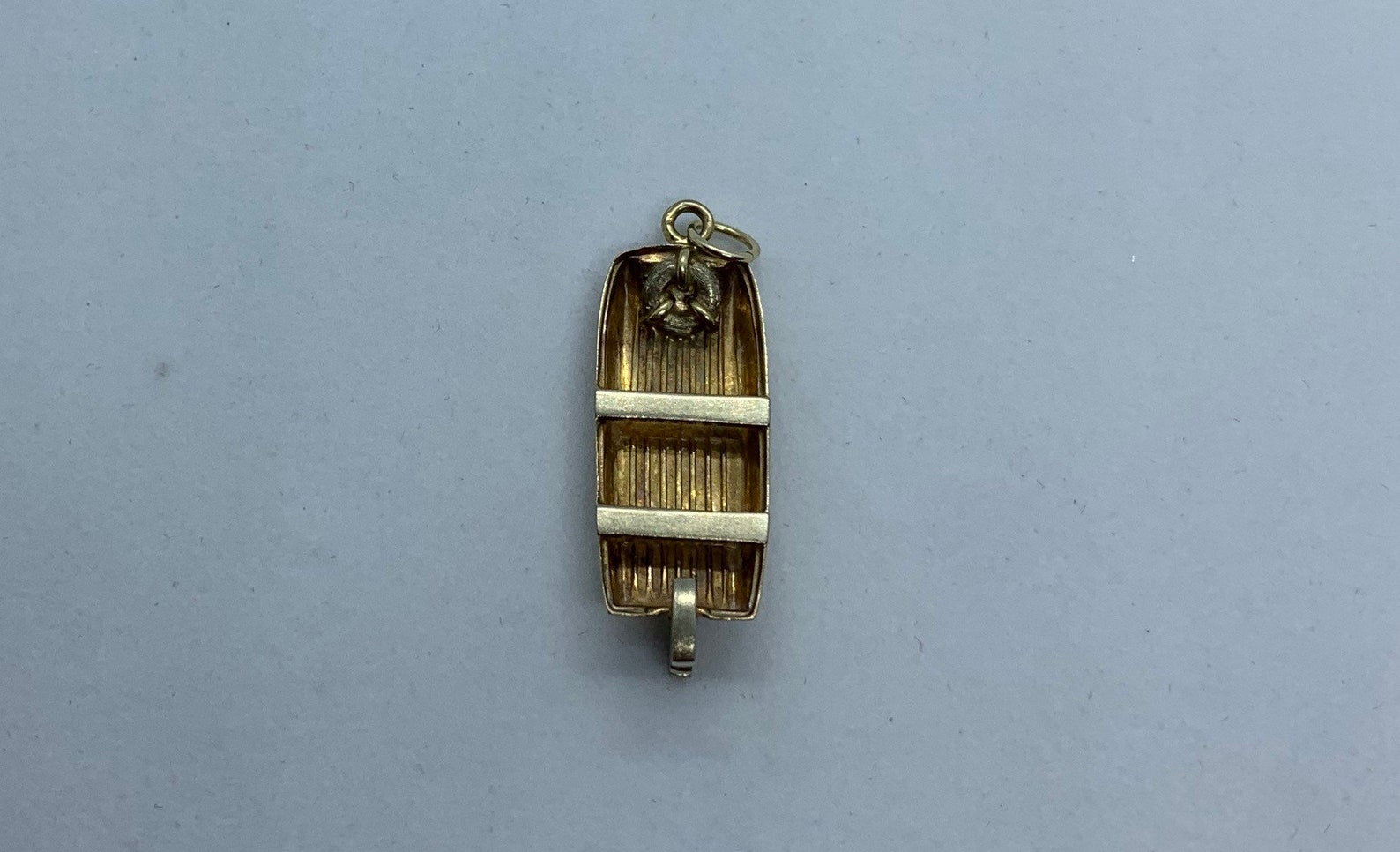Antique Vintage Dory Boat 9ct Gold Charm or Pendant. Fishing Boat ...