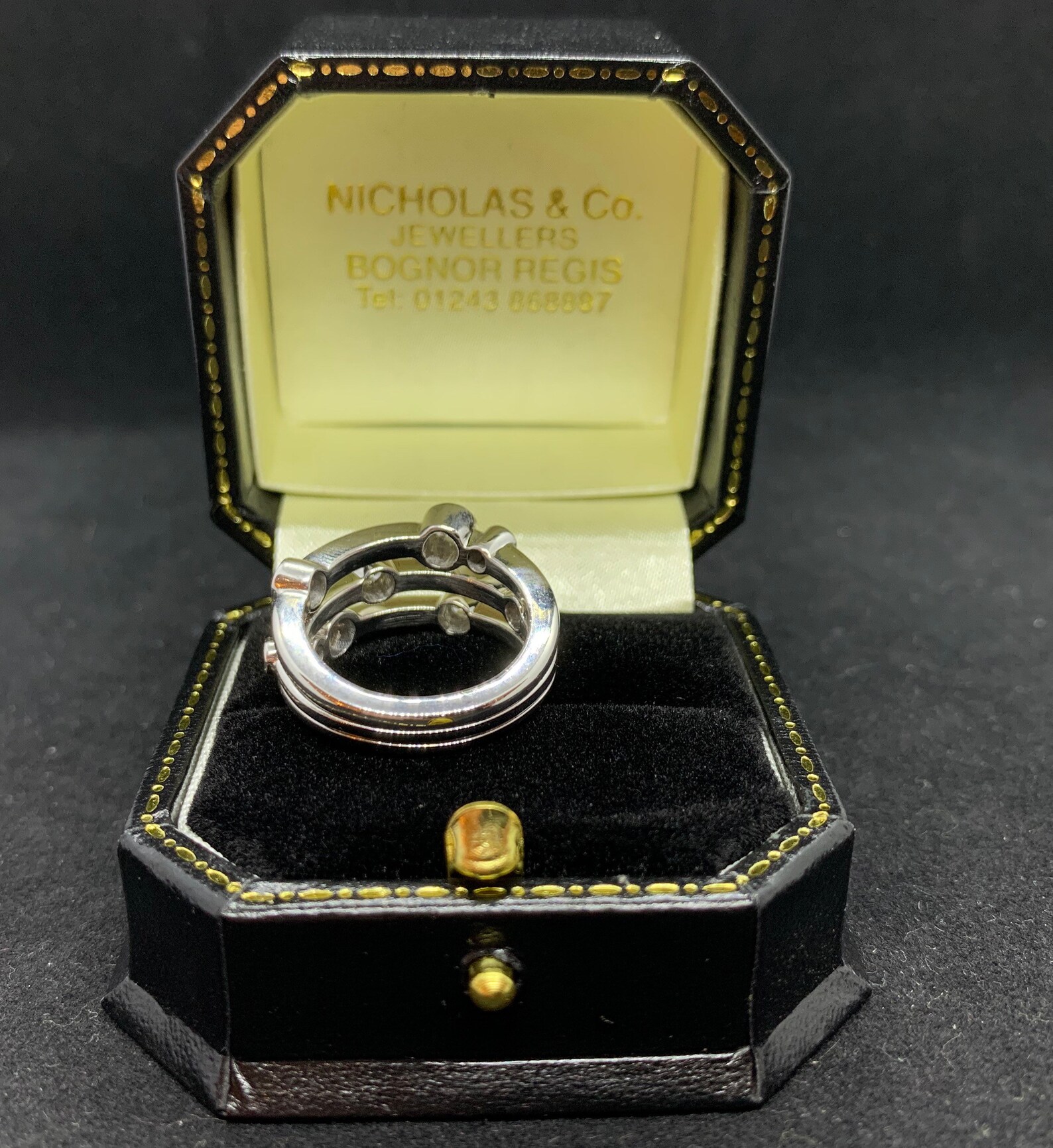 Diamond Scatter Ring. 18ct White Gold. Superbly Made Quality - Etsy UK