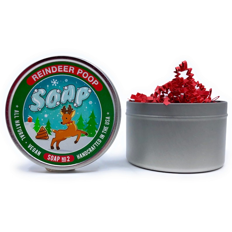 Navidad Reno Caca Jabón Divertido Secreto Santa Elefante - Etsy España