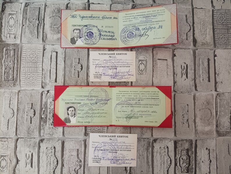 Soviet Certificate of a Participant in the Ww2 Documents of - Etsy