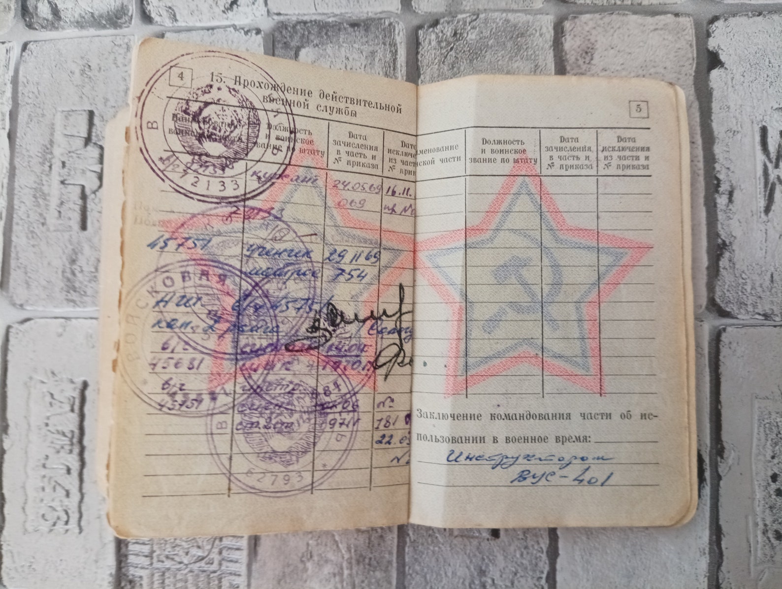 Original Old Soviet Military ID Ussr Document Ussr Military ID Soviet ...