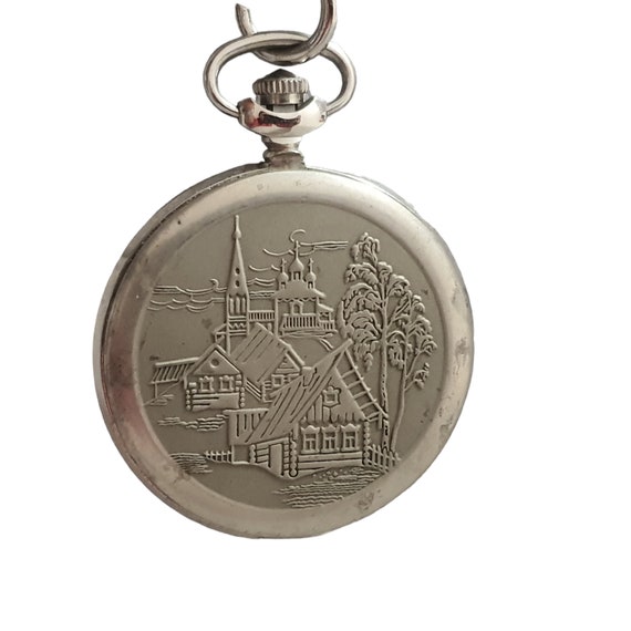 Pocket watch Molnija watch Soviet watch USSR watch Vi… - Gem