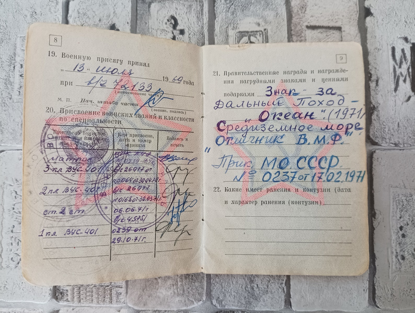 Original Old Soviet Military ID Ussr Document Ussr Military ID Soviet ...