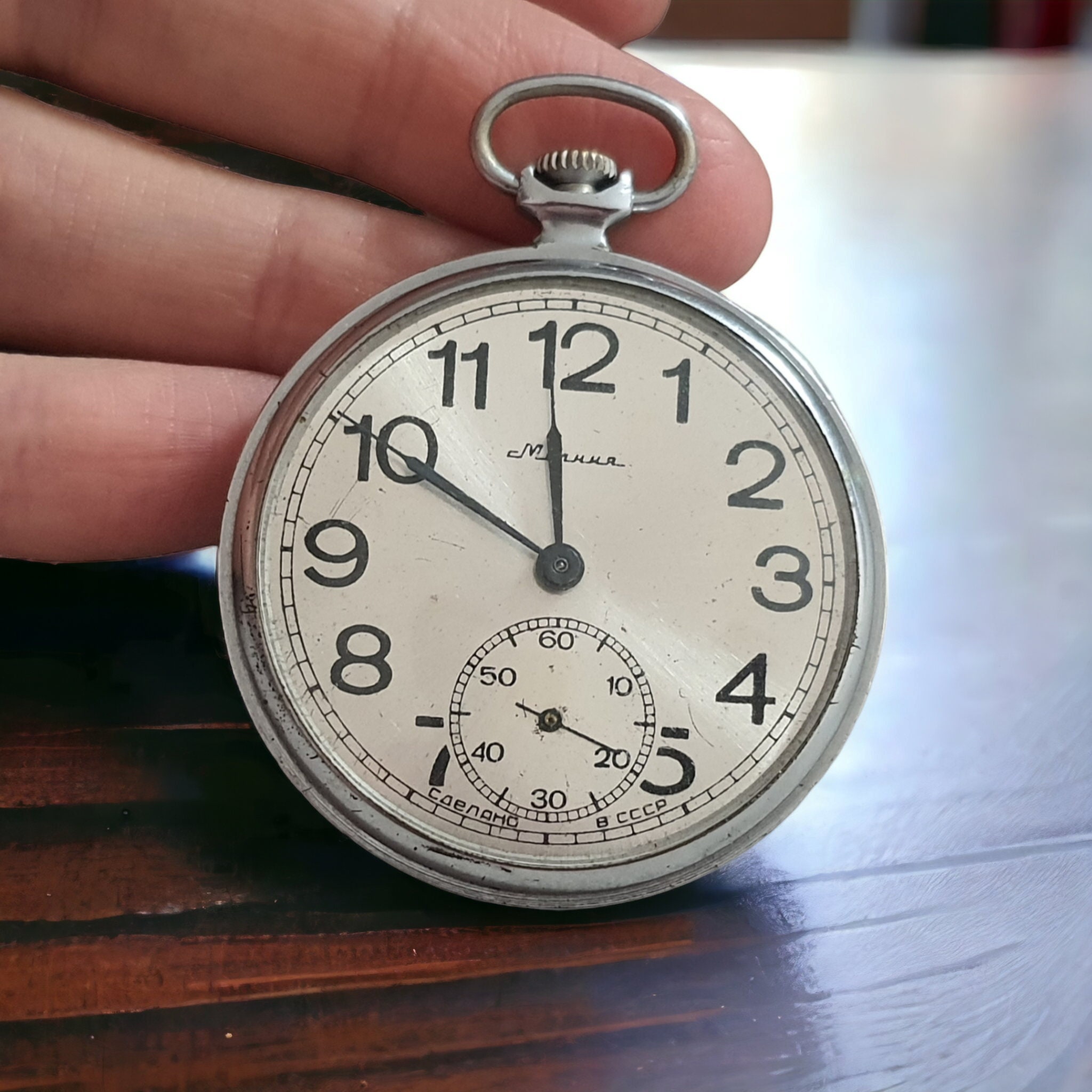 Pocket Watch Molnija Watch Soviet Watch USSR Watch Vintage Soviet Watch ...