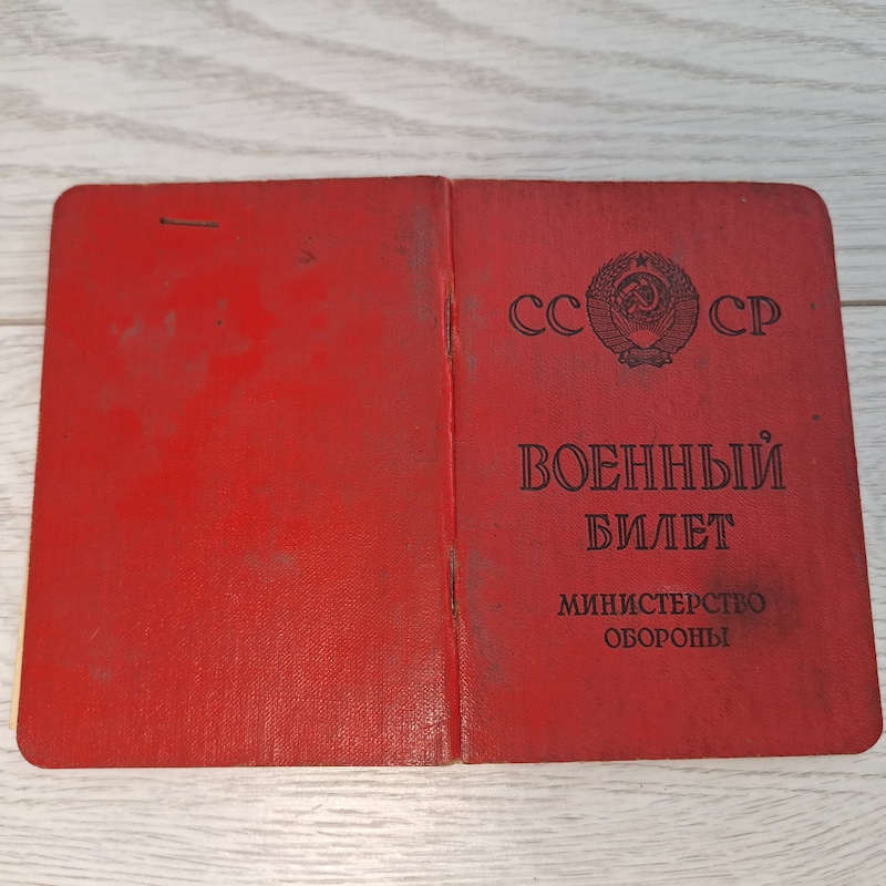Soviet Union Id Card - Etsy