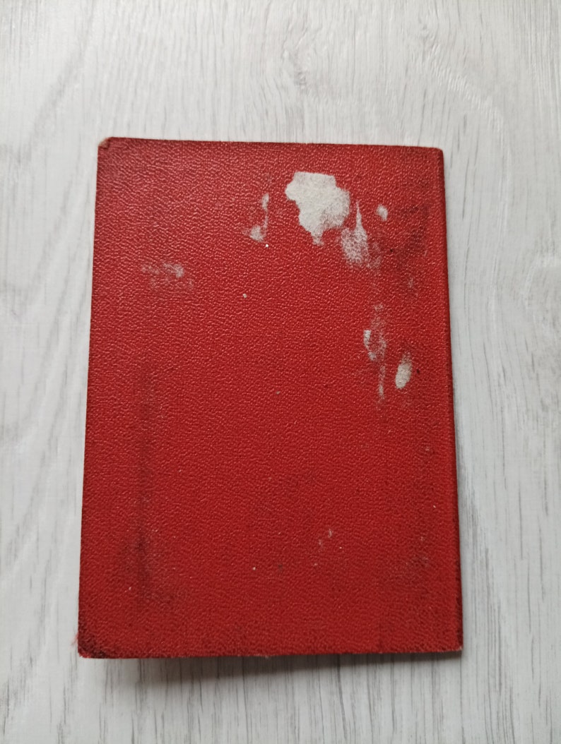 Original Old Soviet Driving License of the USSR Document of the USSR ...