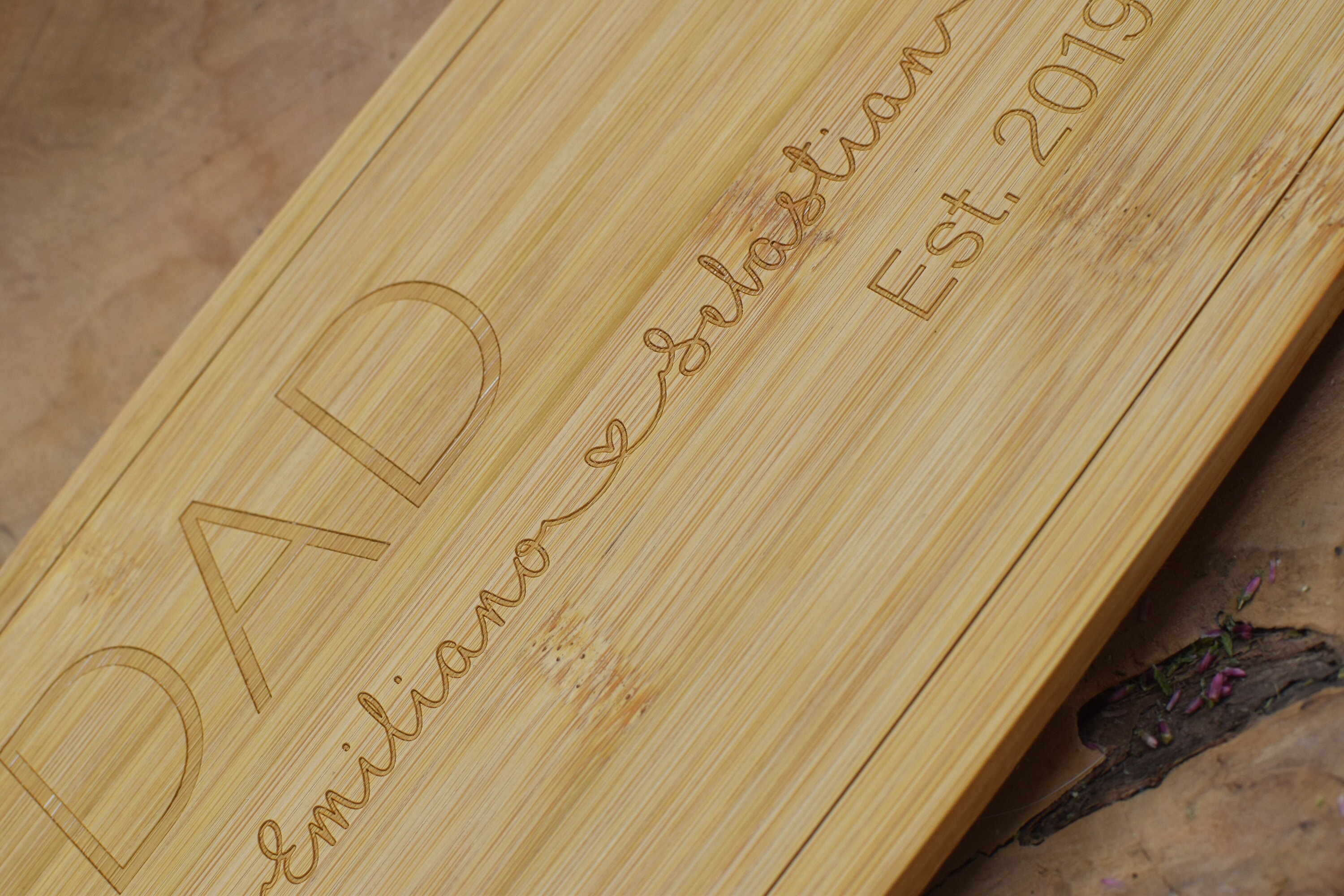 Customizable Father's Day Gift, Customizable Breakfast Board, New Baby ...
