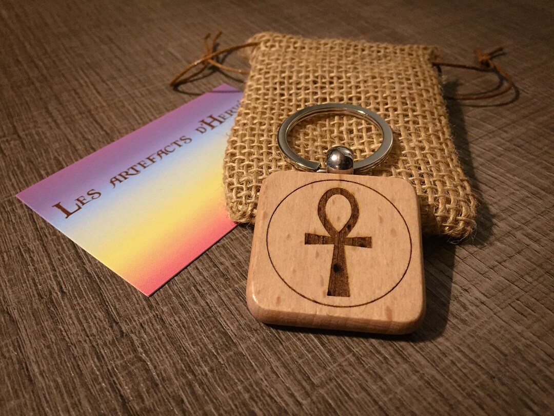 Ankh Wood and Metal Square, Customizable Spiritual Key Door - Etsy