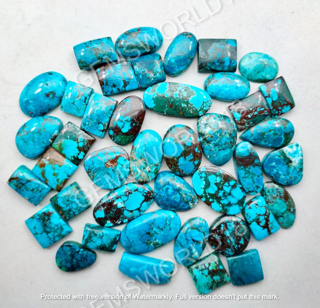 Lotto turchese magnesite naturale pietra preziosa sciolta - Etsy Italia