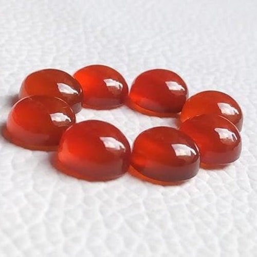 Natural Red Onyx Pear Shape Cabochon Loose Gemstone Calibrated - Etsy